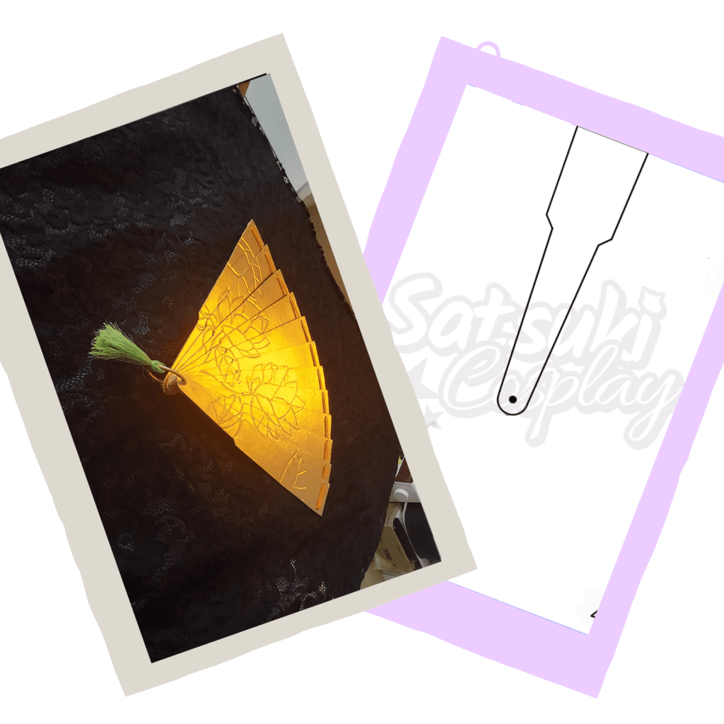 Molde Leque do Douma (Demon Slayer) - Satsuki Cosplay